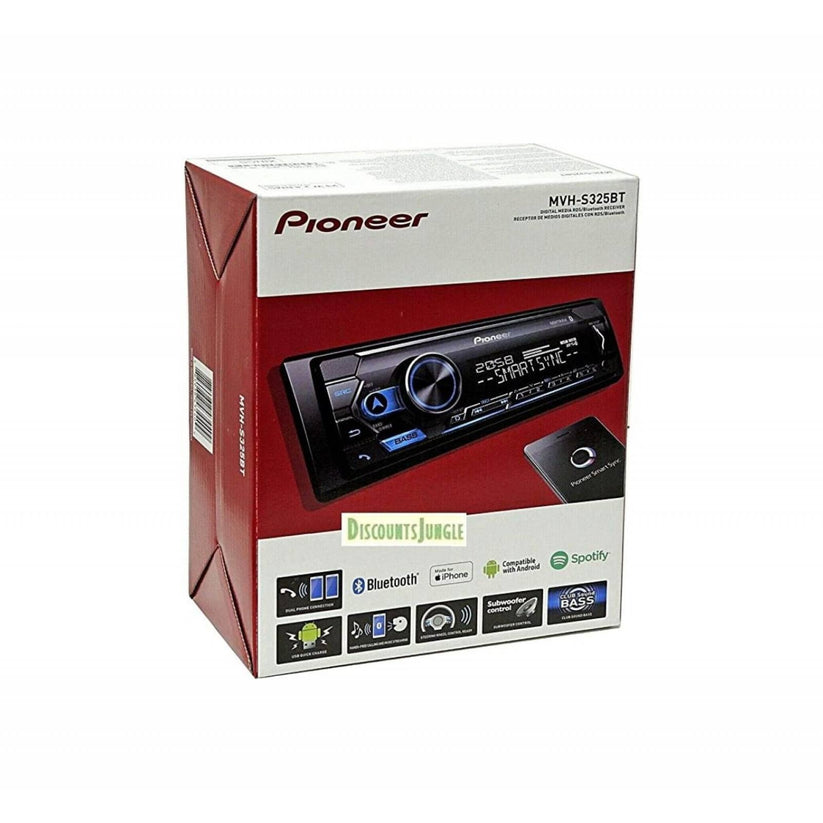 eproductor Pioneer Radio Mp3 1 Din Pioneer Usb Mvh-s325bt – Soriega