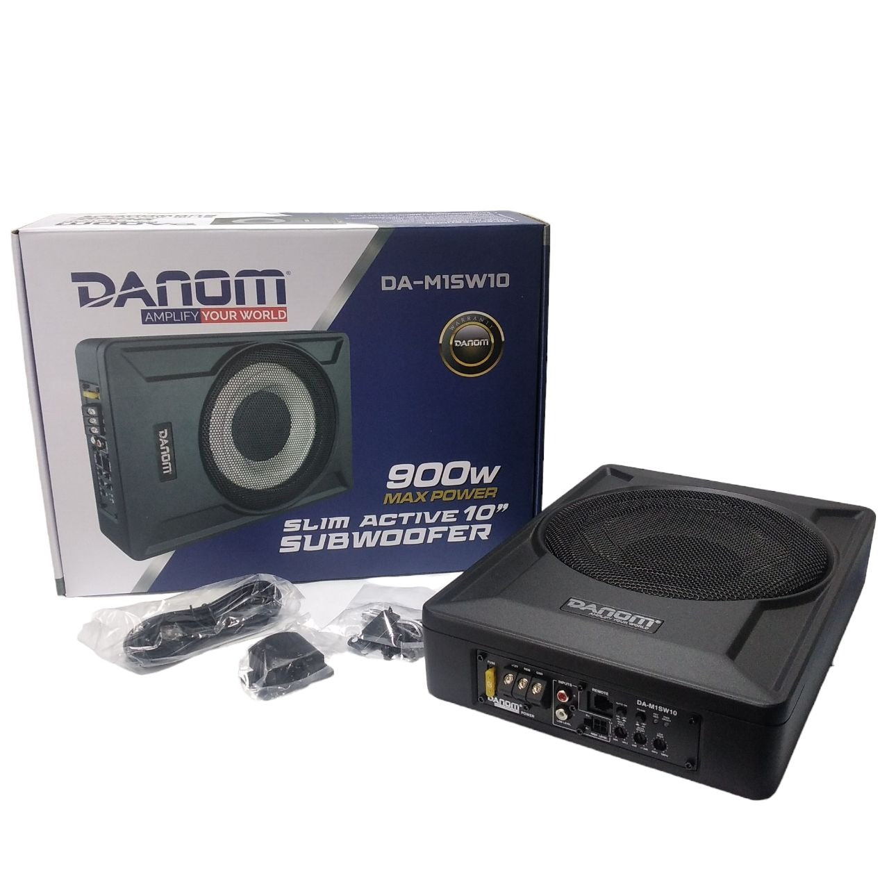 BAJO AMPLIFICADOR DANOM DE 10 PULGADAS 900W – Soriega
